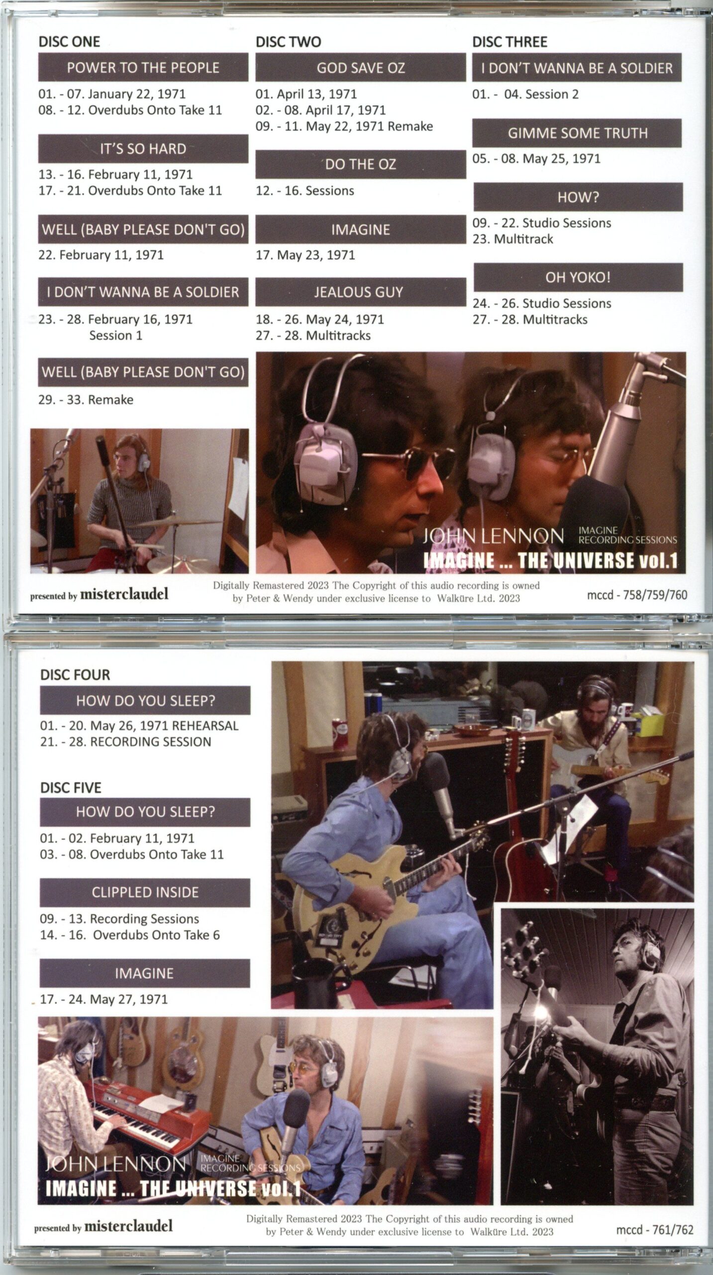 JOHN LENNON - Imagine ... The Universe Vol. 1 ( 5 CD SET ) ( 2024 ...