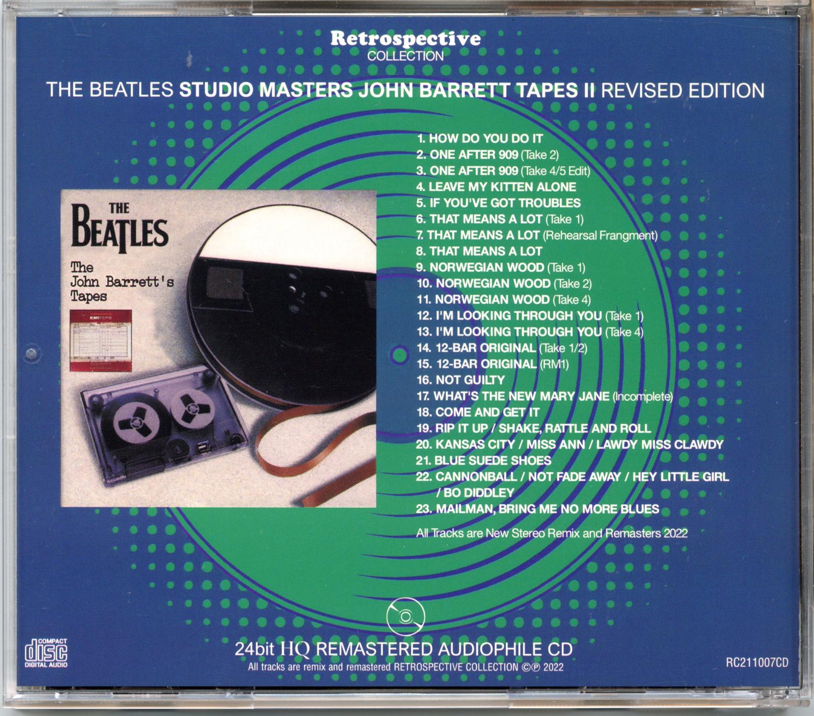 The Beatles - Studio Masters John Barrett Tapes 2 ( 2024 Retrospective ...