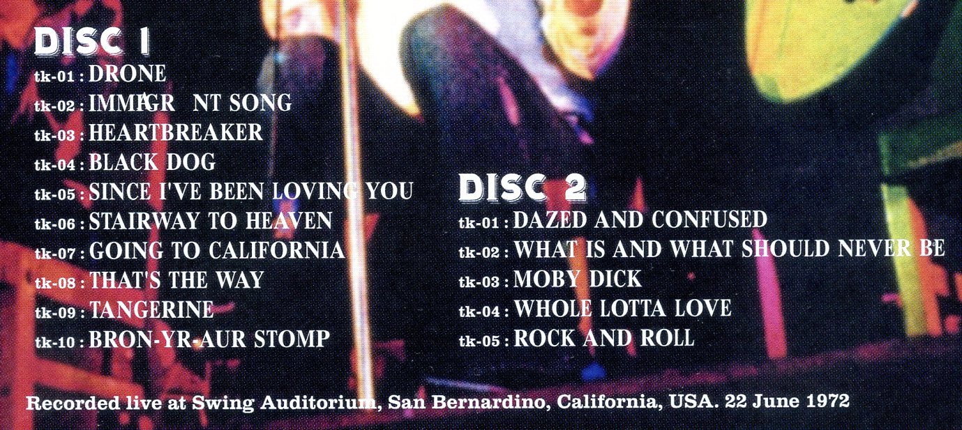 Led Zeppelin - Berdu ( 2 CD SET ) ( Moonchild Records ) ( Swing ...