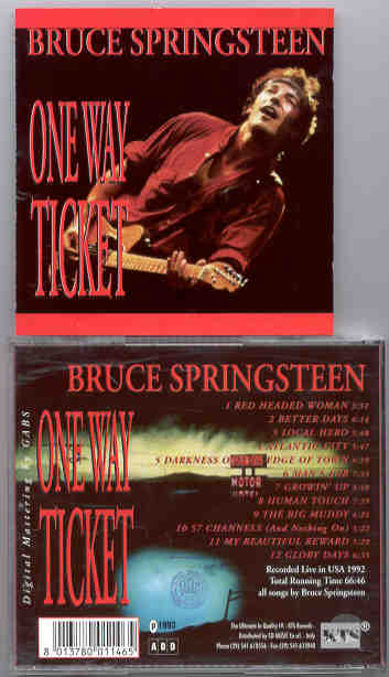 Bruce Springsteen - One Way Ticket ( KTS ) - gravitystereo