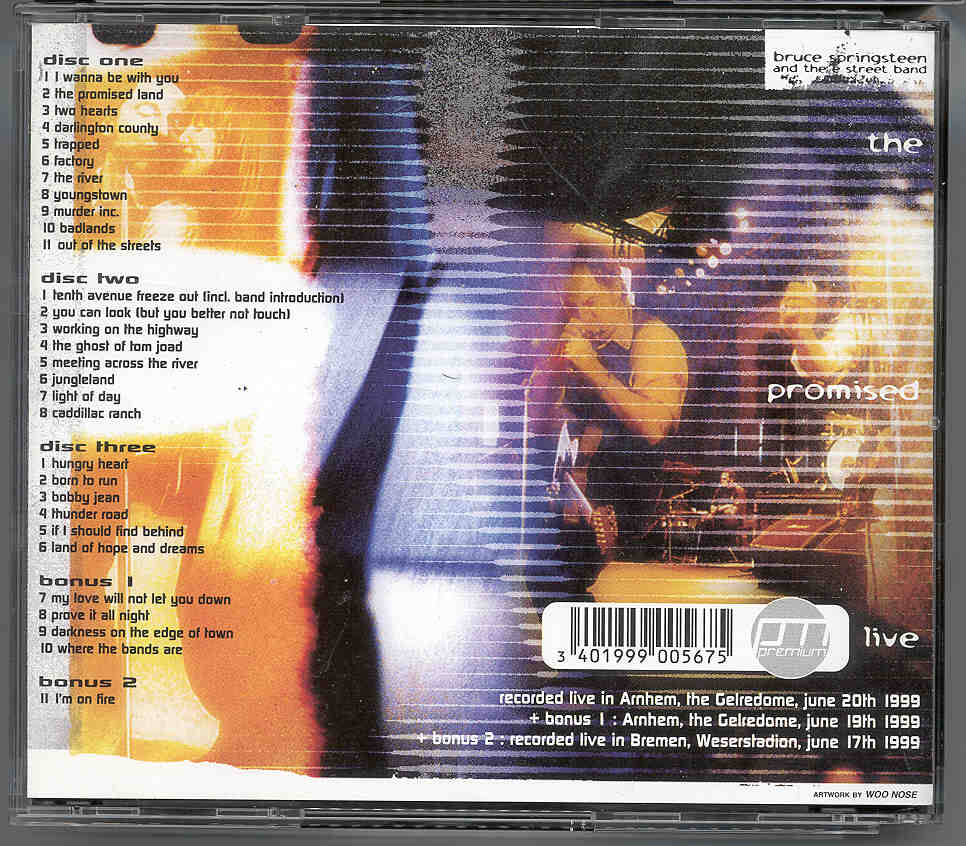 Bruce Springsteen - The Promised Live ( 3 CD set ) ( Arnhem , The ...