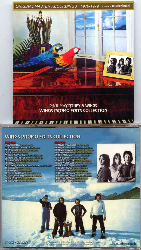 Paul McCartney - Wings Promo Edits Collection ( 2 CD SET ) ( Misterclaudel ) ( Original Master ...