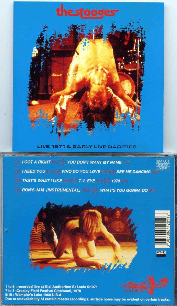 Iggy Pop - Live 1971& Early Live Rarities ( The Stooges at Kiel Auditorium 1971 , Cincinnati ...