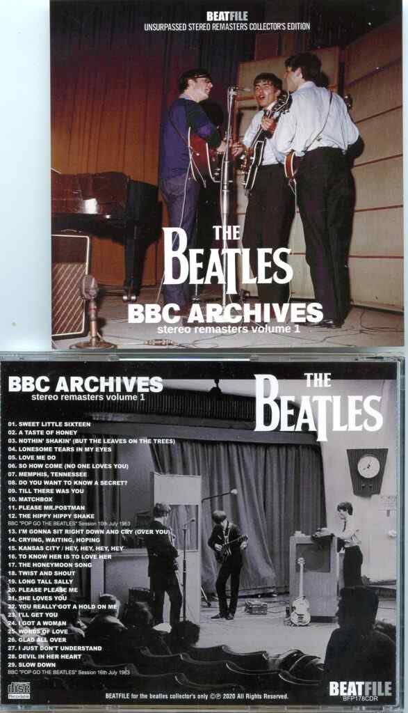 The Beatles - BBC Archives Stereo Remasters Vol. 1 ( BEATFILE 2020 ) ( 1 CD ) - gravitystereo