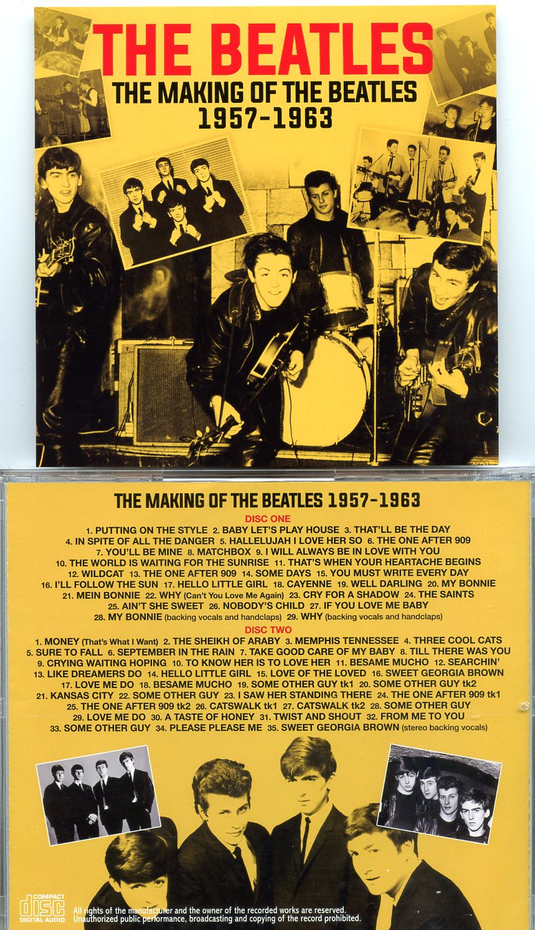 THE BEATLES - The Making Of The Beatles 1957 - 1963 ( 2 CD SET ) ( 2021 ...