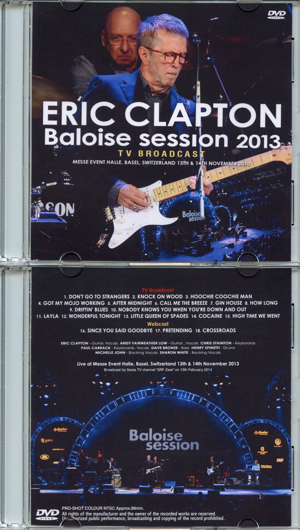 Eric Clapton - Boloise Session 2013 ( 1 DVD ) ( Messe Event Halle ...