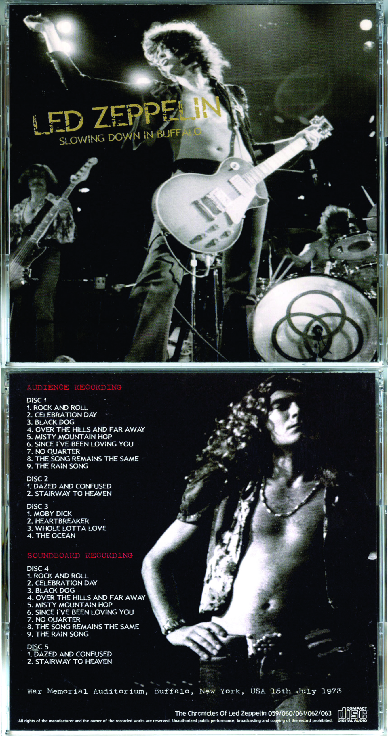 Led Zeppelin - Slowing Down In Buffalo ( 5 CD SET ) ( Soundboard And ...